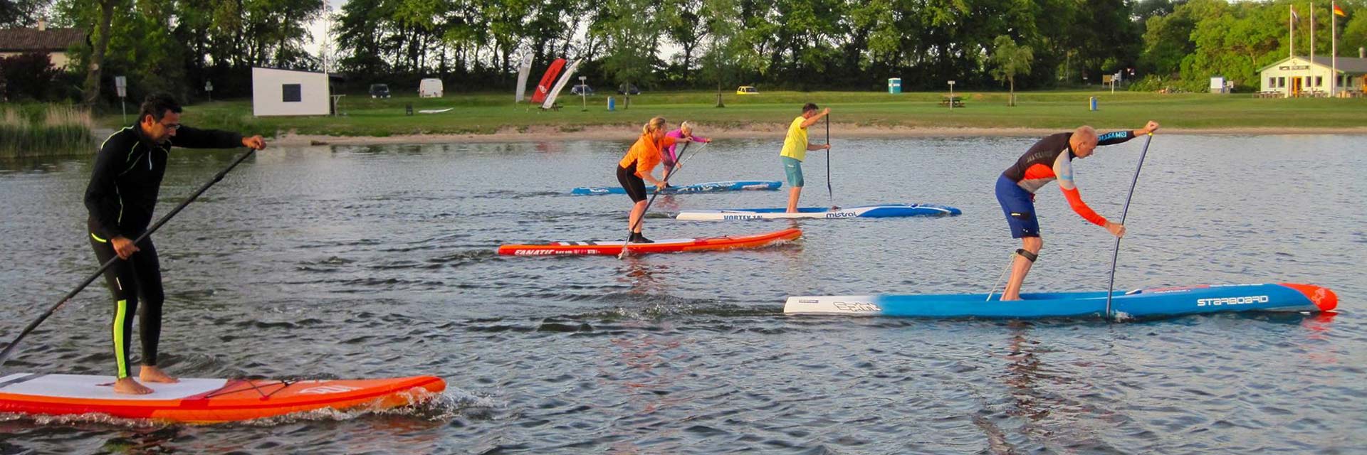 SUP training - Leersup. Stand Up Paddle les