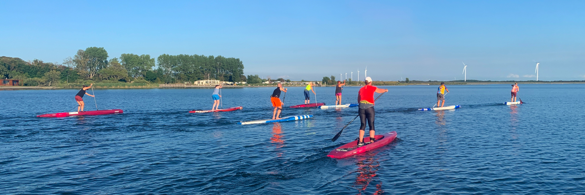 SUP training - Leersup. Stand Up Paddle les